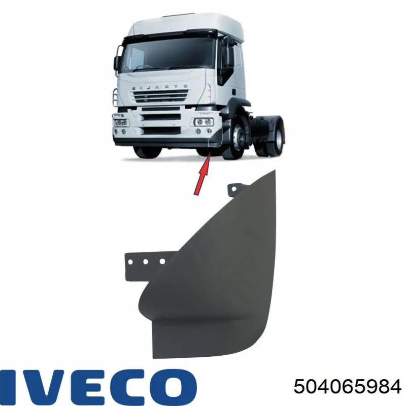 504065984 Iveco накладка бамперу