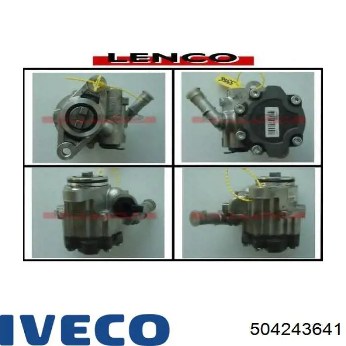 504243641 Iveco Насос гидроусилителя руля (ГУР)