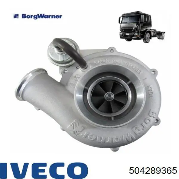 504289365 Iveco Радиатор интеркуллера