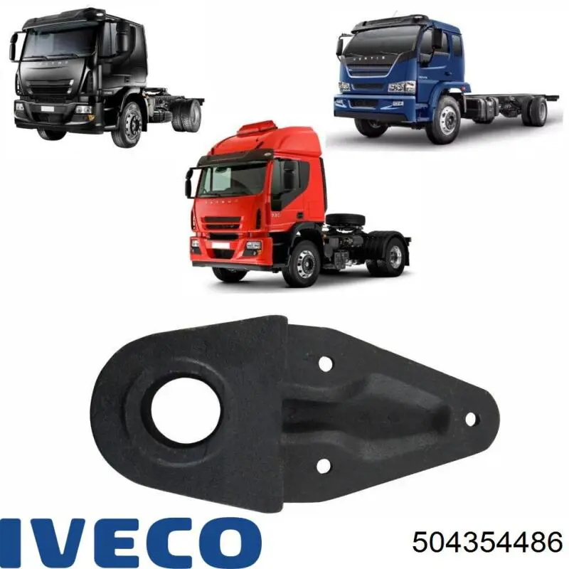 504354486 Iveco кронштейн рессоры передней задний