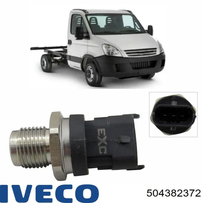 504382372 Iveco Датчик давления топлива