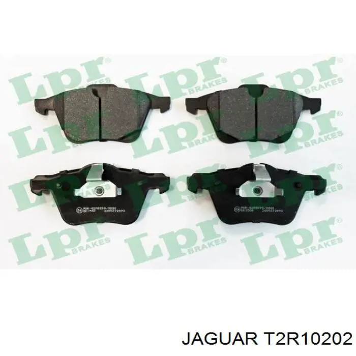T2R10202 Jaguar Колодки тормозные передние дисковые