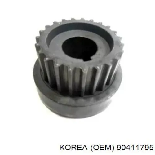 90411795 Opel Звездочка-шестерня привода коленвала двигателя