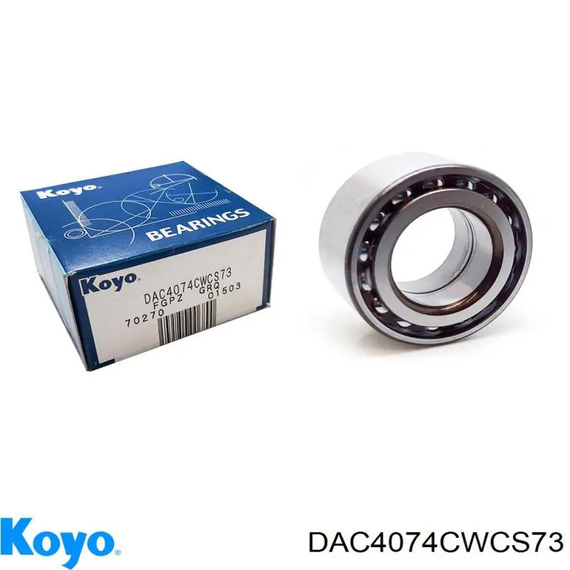 DAC4074CWCS73 Koyo подшипник ступицы передней