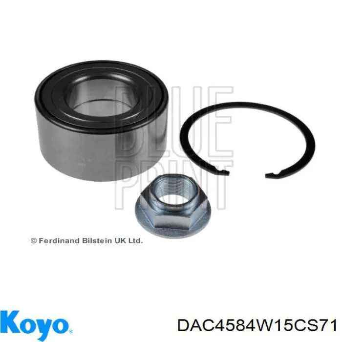 DAC4584W15CS71 Koyo Подшипник ступицы передней