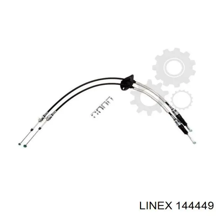 144449 Linex Трос переключения передач сдвоенный