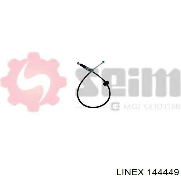 144449 Linex Трос переключения передач сдвоенный