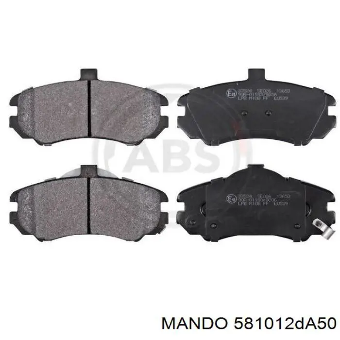 Тормозные колодки передние MANDO ᐈ Купить колодки передние Мандо на ...
