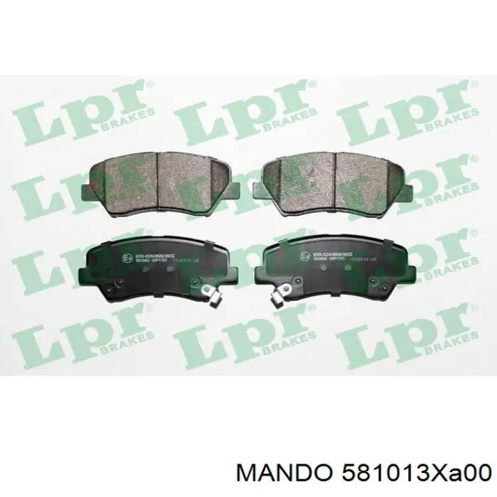 Тормозные колодки передние MANDO ᐈ Купить колодки передние Мандо на ...
