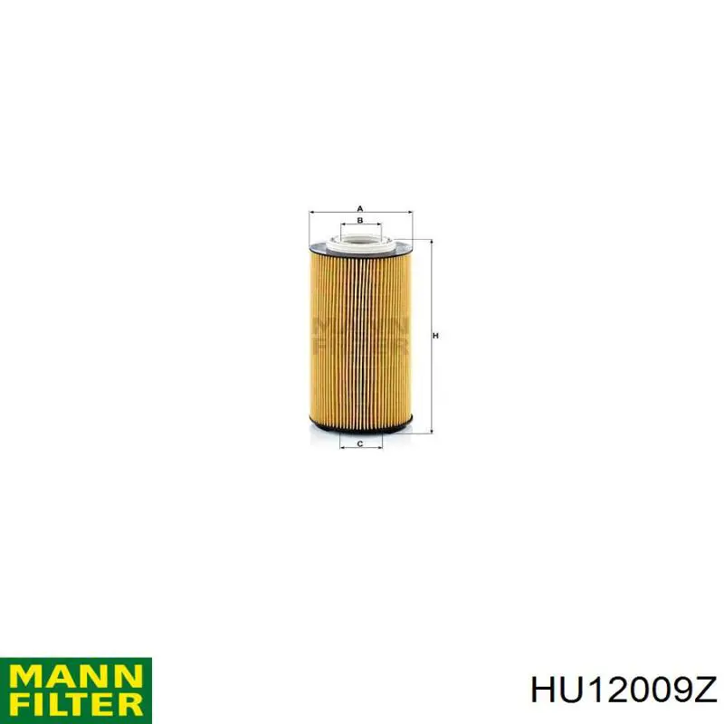 HU12009Z Mann-Filter Фильтр масляный