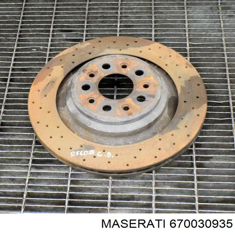 670030935 Maserati Диск тормозной передний