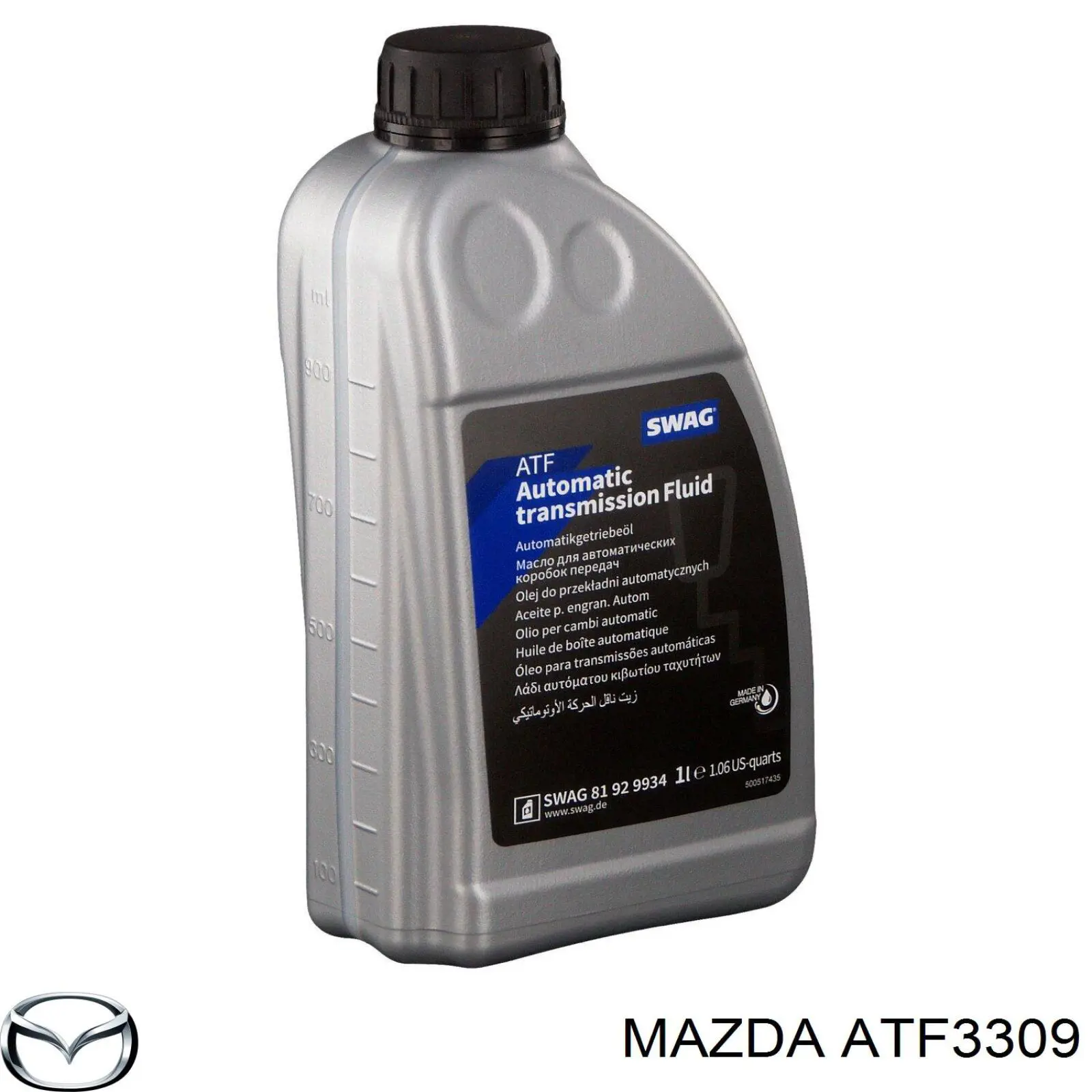 Масло трансмиссионное Mazda ATF3309
