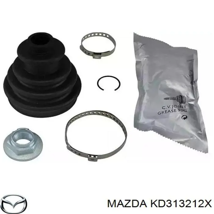 KD313212X Mazda Пыльник рулевого механизма (рейки)