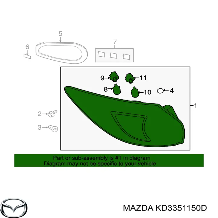 MZXD01111AR Rhino фонарь задний правый внешний