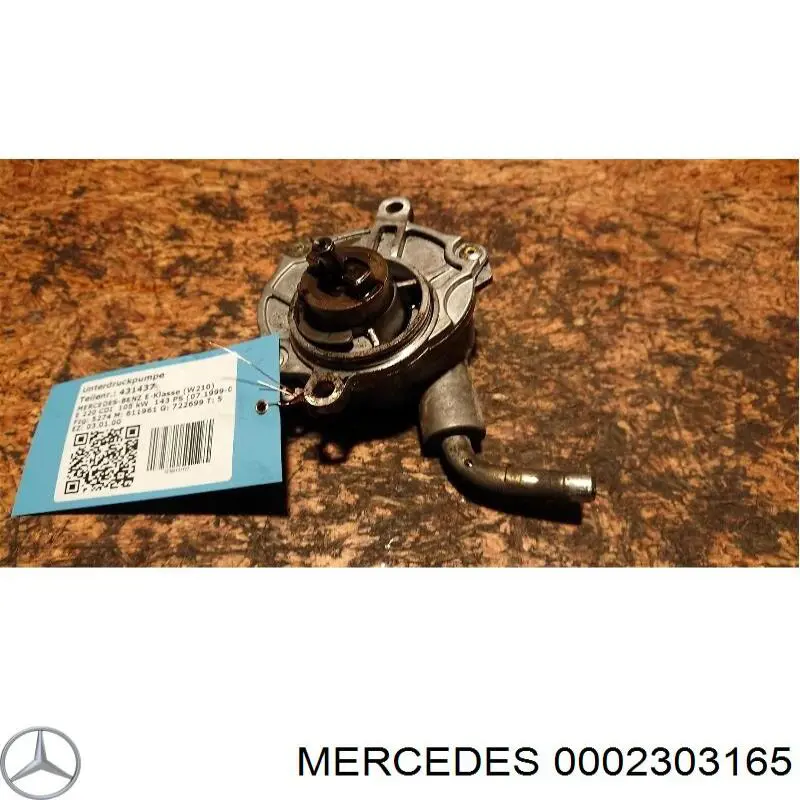 0002303165 Mercedes | Насос вакуумный 000 230 31 65 купить на Avto.pro