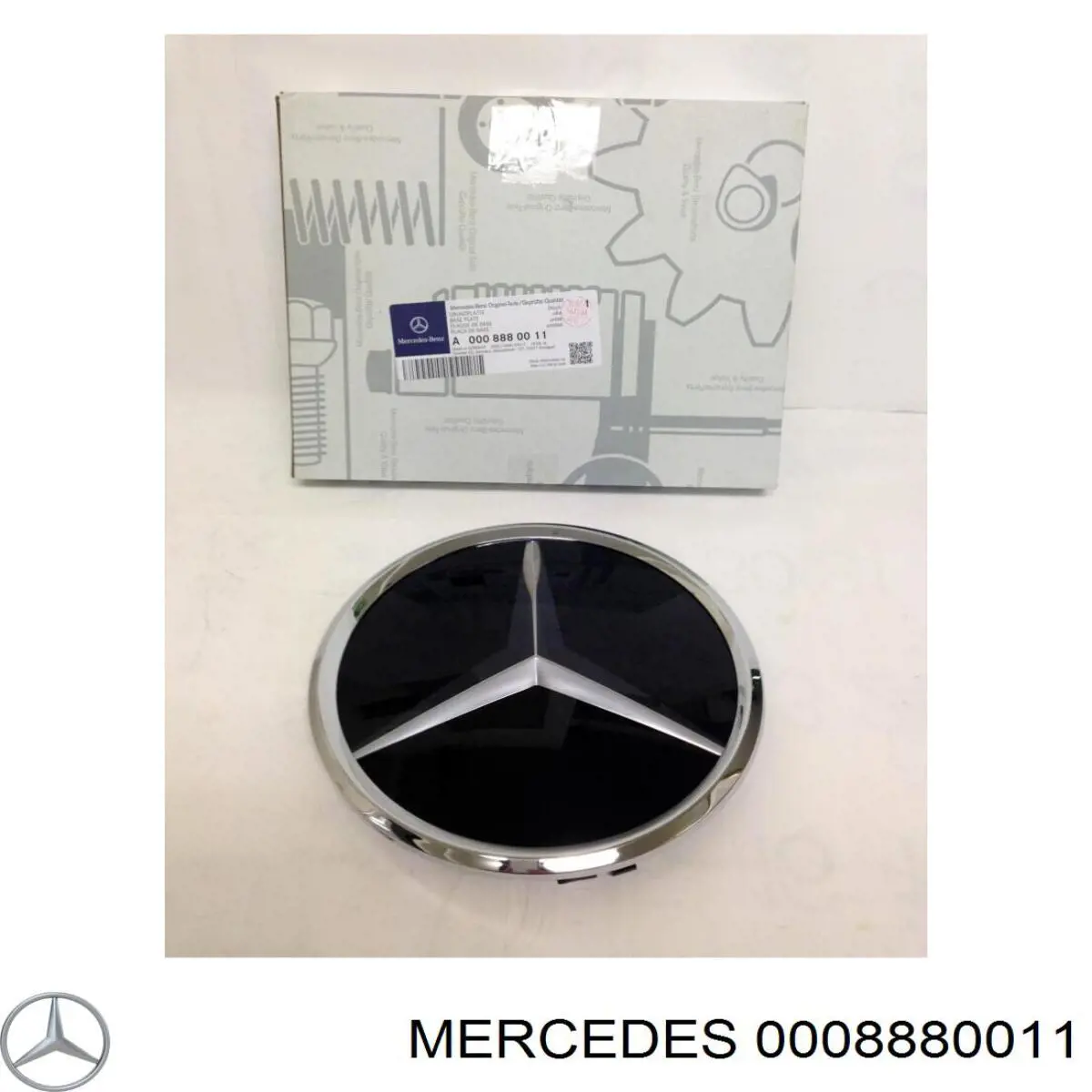 A0008880011 Mercedes эмблема front grille grill distronic star emblem