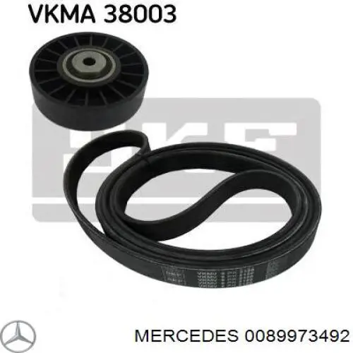 0089973492 Mercedes ремень агрегатов приводной