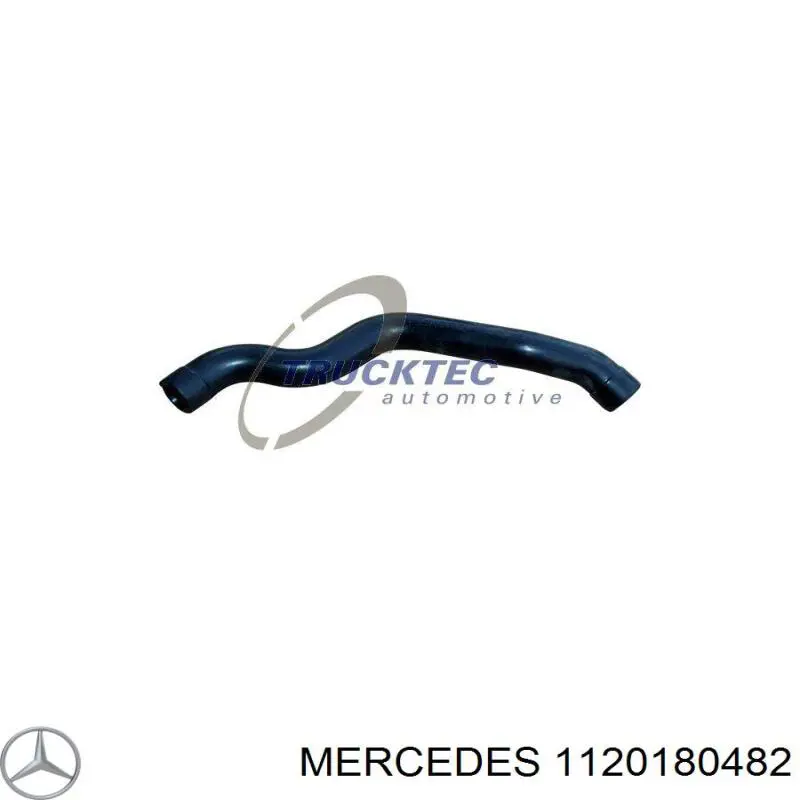 1120180482 Mercedes патрубок вентиляции картера (маслоотделителя)