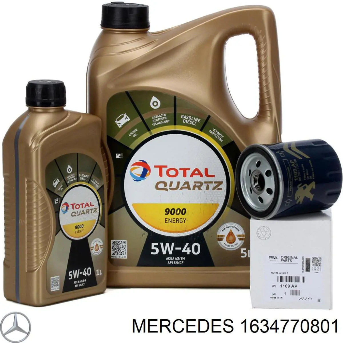 1634770801 Mercedes фильтр топливный