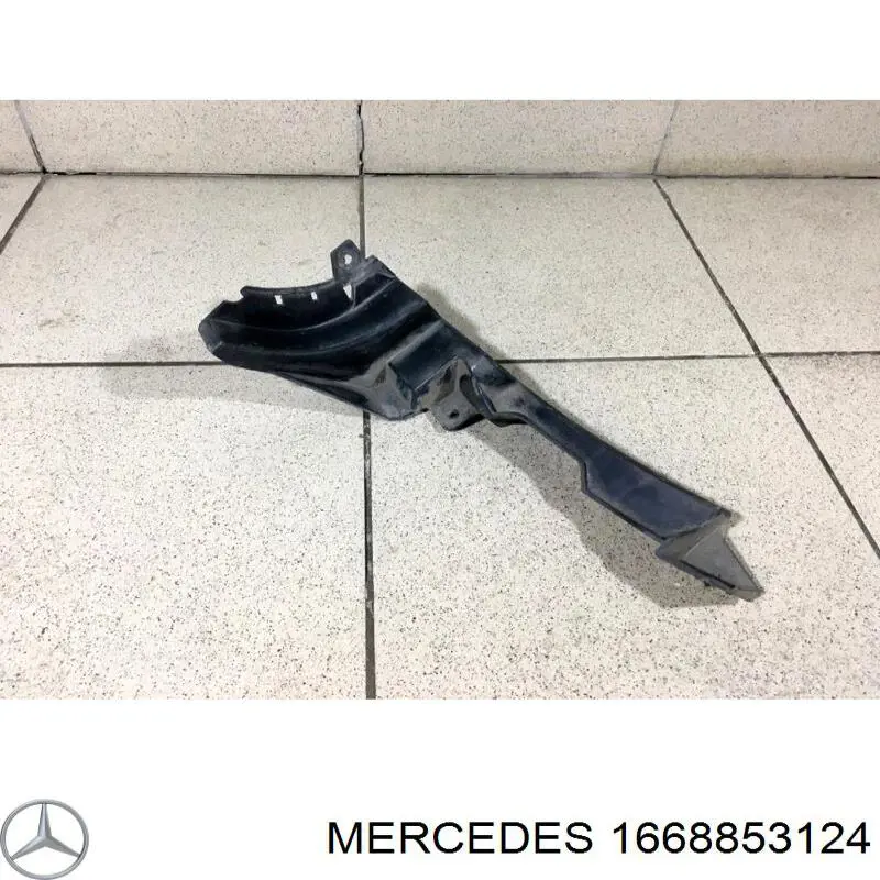 A1668853124 Mercedes кронштейн крепления фары слева gl/gls x166