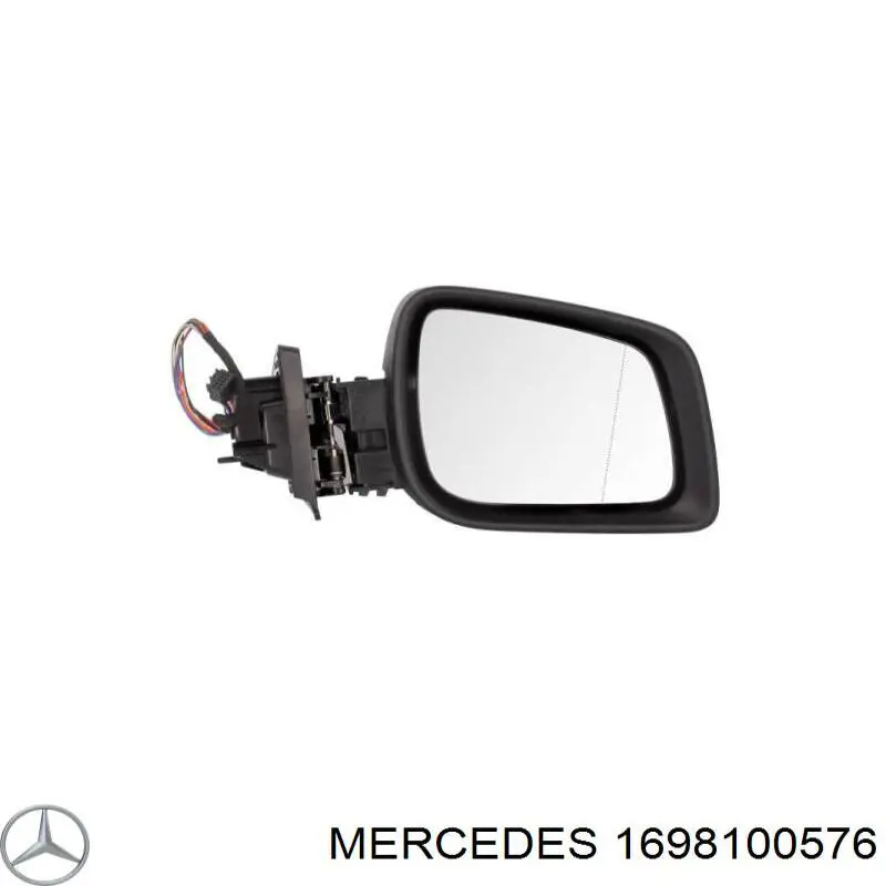 1698100576 Mercedes зеркало заднего вида левое