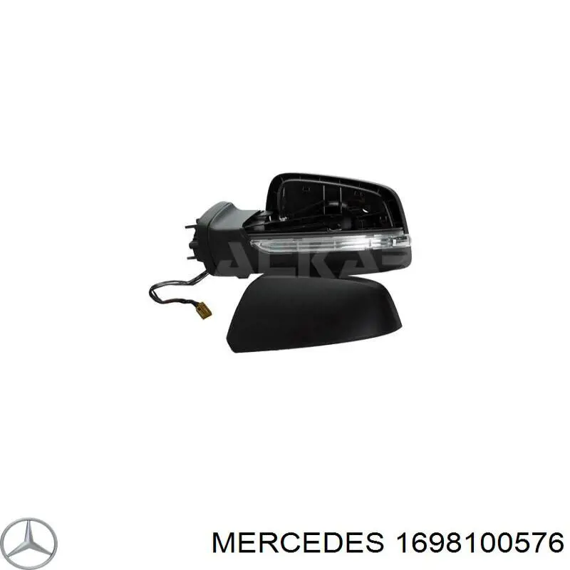 1698100576 Mercedes зеркало заднего вида левое