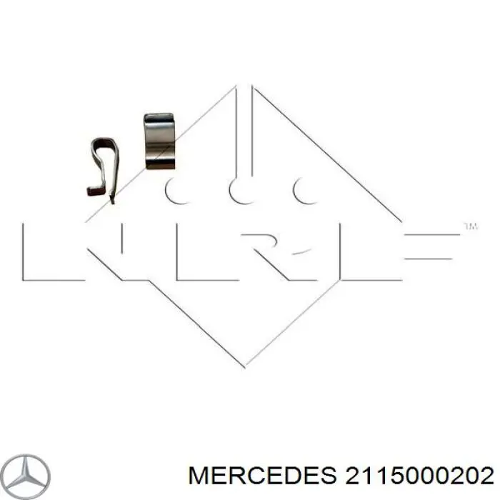 2115000202 Mercedes радиатор