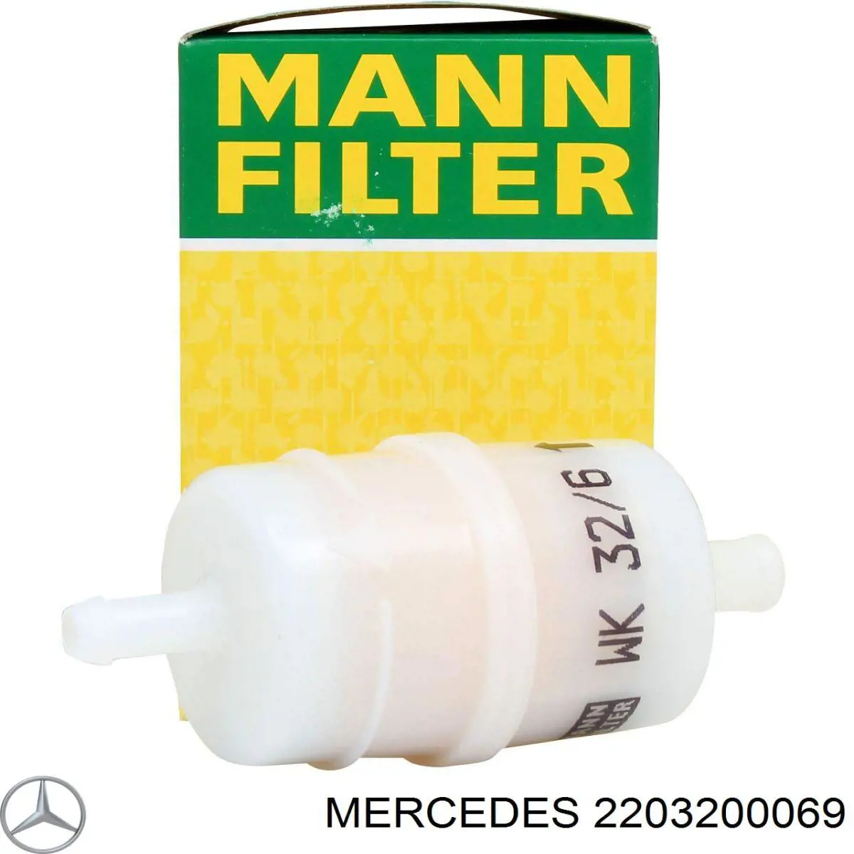 2203200069 Mercedes фильтр воздушный компрессора подкачки (амортизаторов)