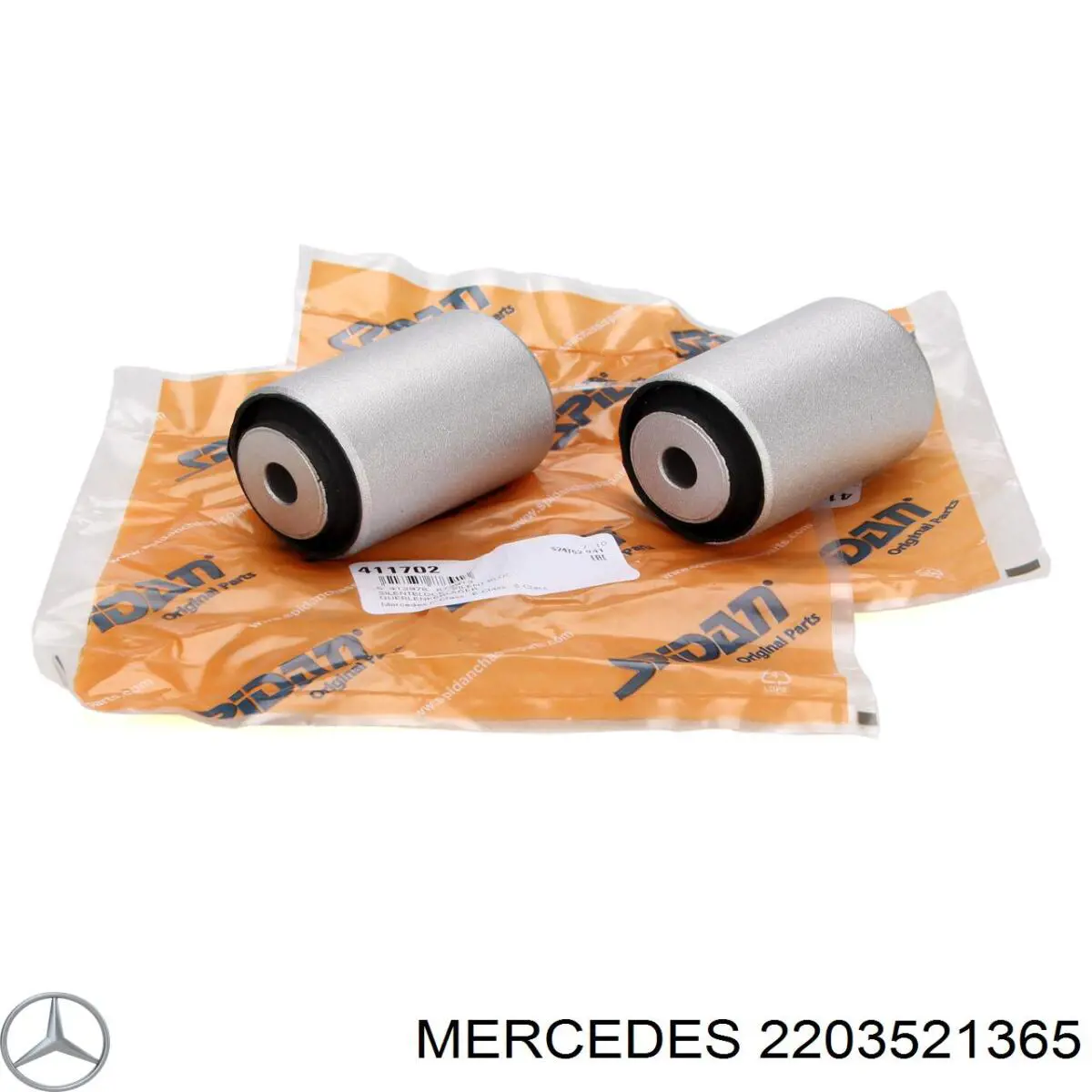 220 352 13 65 Mercedes | Сайлентблок задней балки (подрамника) 220 352 ...