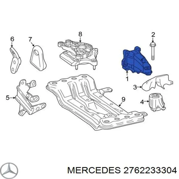 A2762233304 Mercedes bартiсть з доставкою окрiм габариту