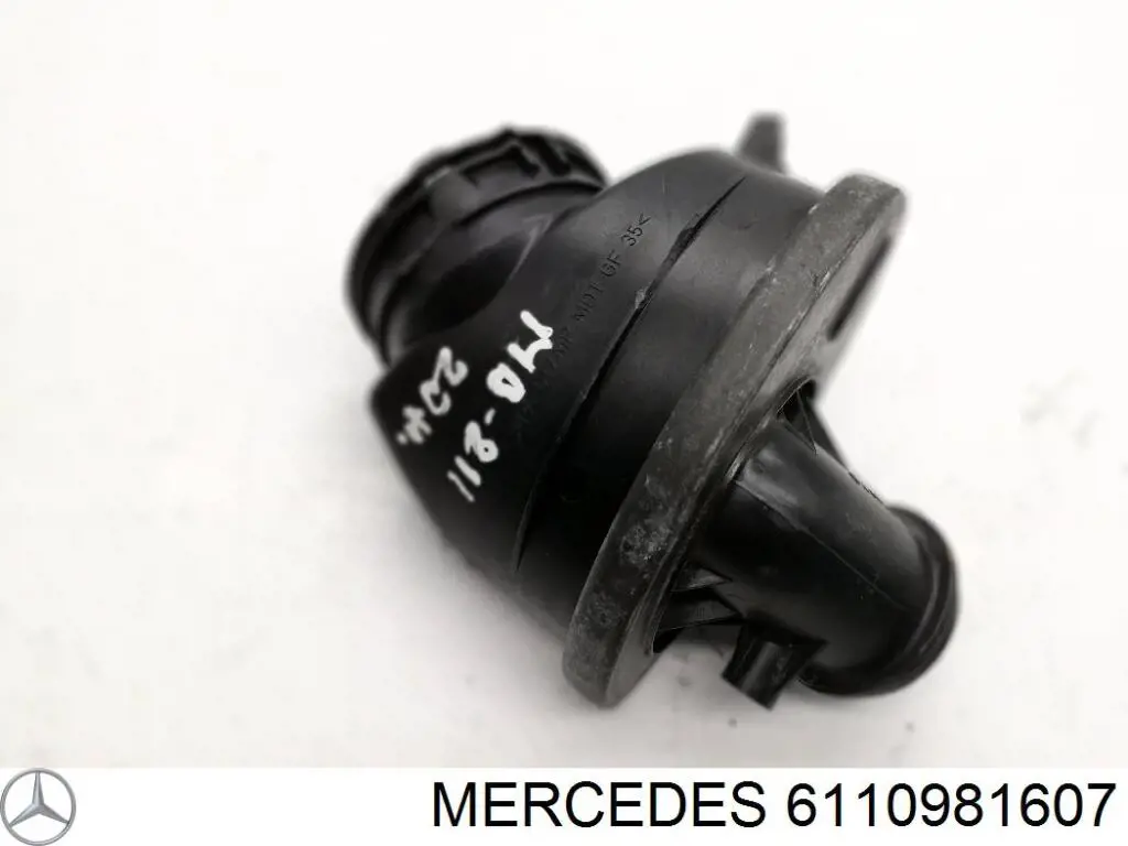 6110981507 Mercedes | Патрубок воздушный, выход из турбины/компрессора ...