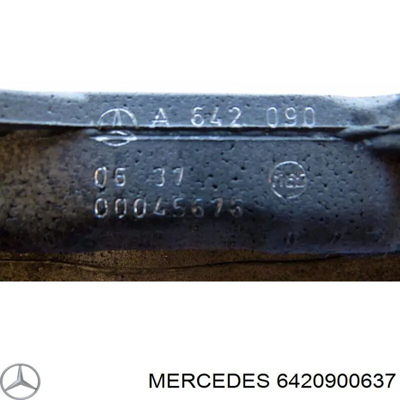 6420900637 Mercedes коллектор впускной правый