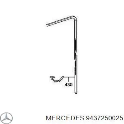 A9437250025 Mercedes fensterlaufschiene