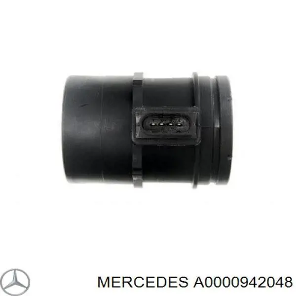 A0000942048 Mercedes | Датчик потока (расхода воздуха, расходомер M.A.F ...