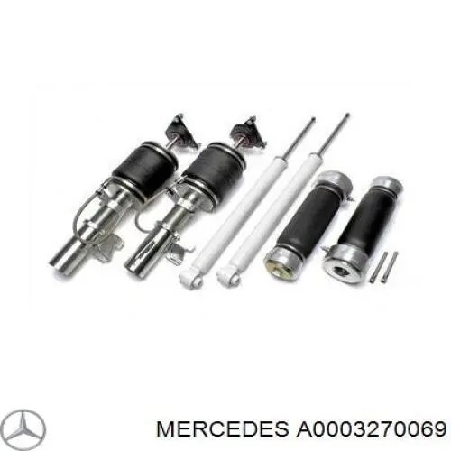 A0003270069 Mercedes | Штуцер соединительный пневмоподушки A 000 327 00 ...