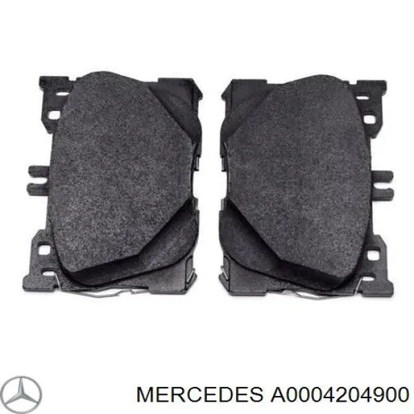 A0004204900 Mercedes колодки передние