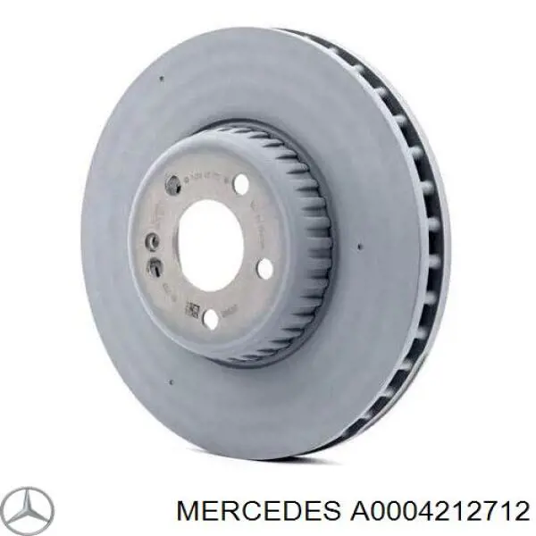 A0004212712 Mercedes диск тормозной передний