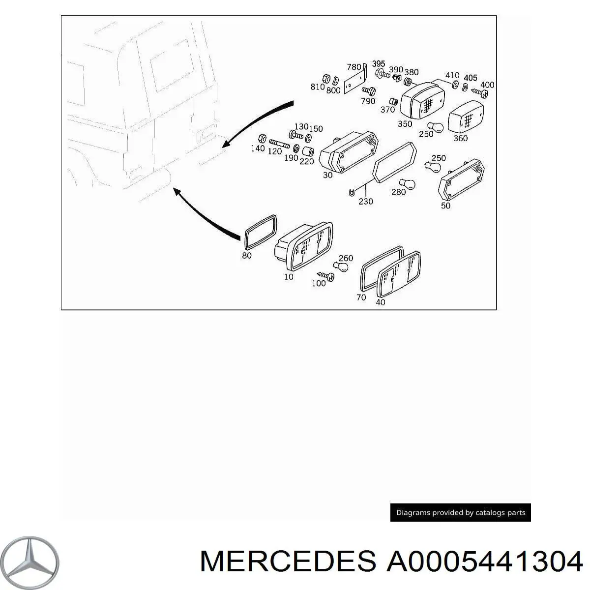 A0005441304 Mercedes | купить на Avto.pro