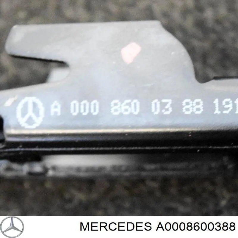 A0008600388 Mercedes | Регулятор высоты ремня безопасности передний ...