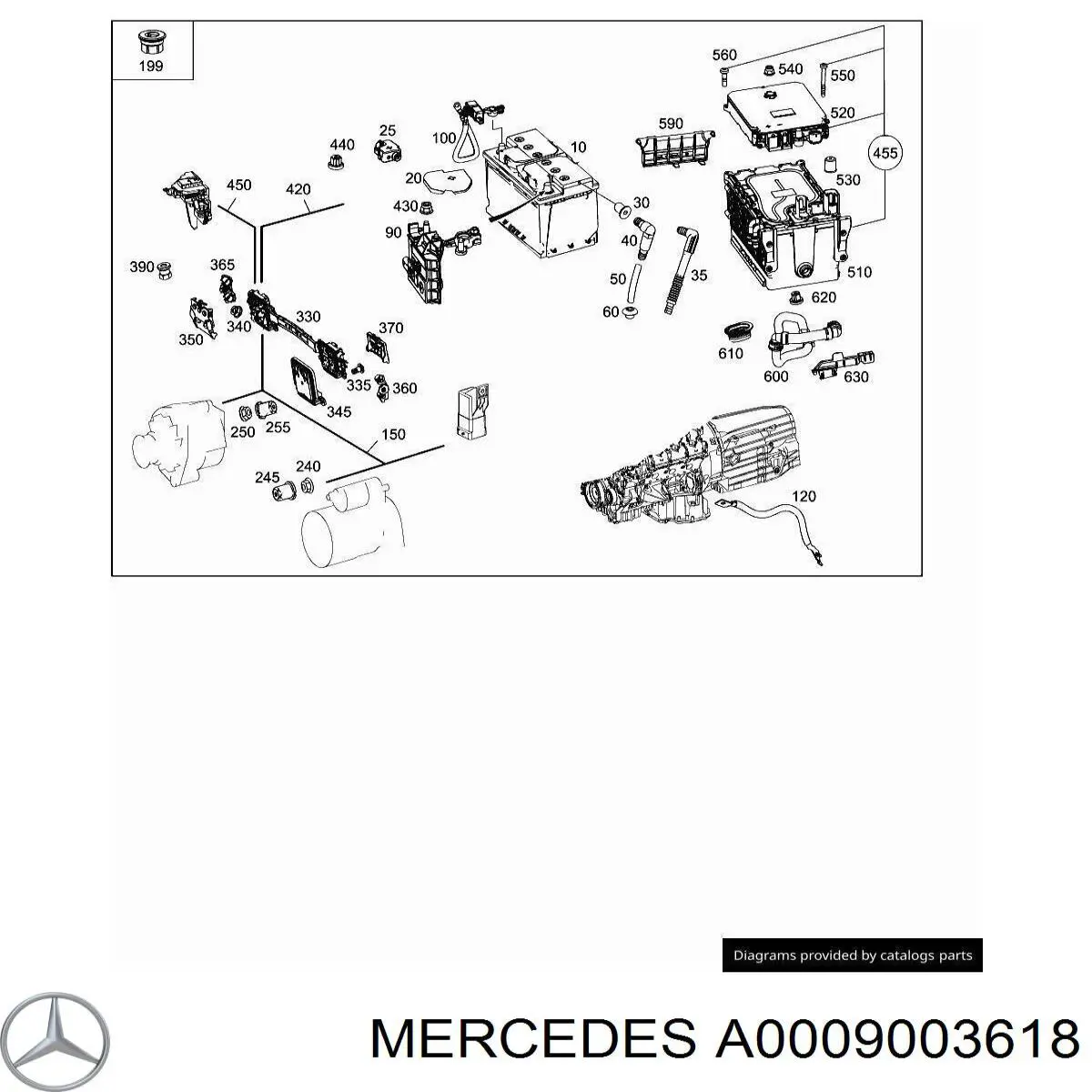 A0009003618 Mercedes bартiсть з доставкою,крiм негабариту