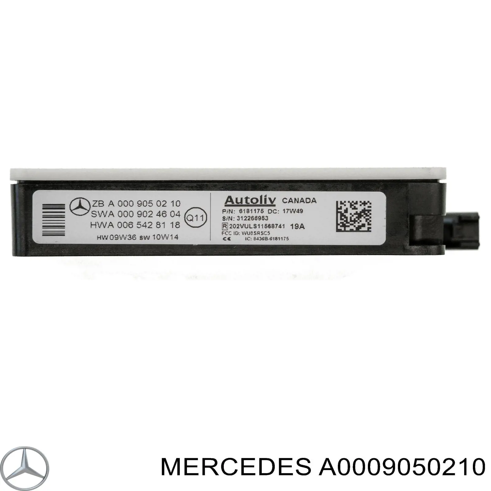 A0009050210 Mercedes | Датчик контроля мертвой зоны задний A 000 905 02 ...