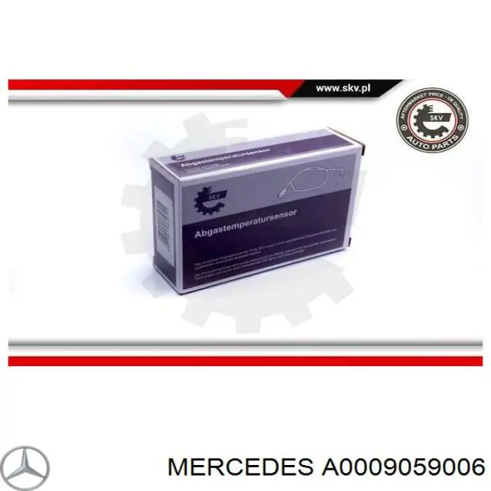 A0009059006 Mercedes | Датчик температуры отработавших газов (ог, перед ...