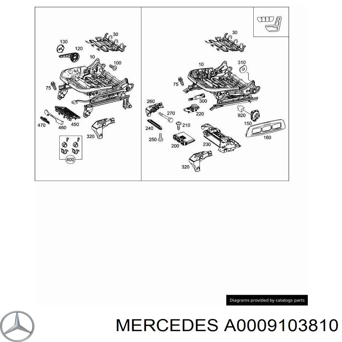 A0009103810 Mercedes | купить на Avto.pro