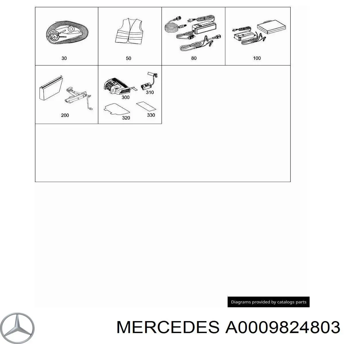 A0009824803 Mercedes | купить на Avto.pro