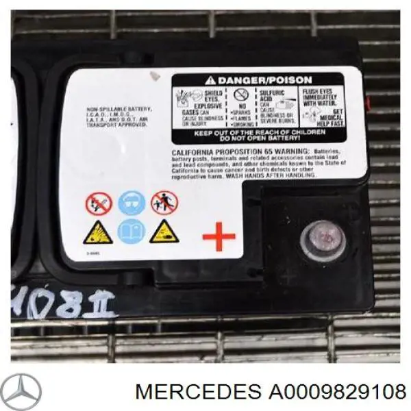 Аккумулятор Mercedes A0009829108 купить на AvtoPro