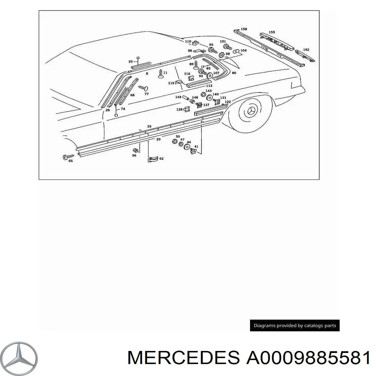 A0009885581 Mercedes | купить на Avto.pro