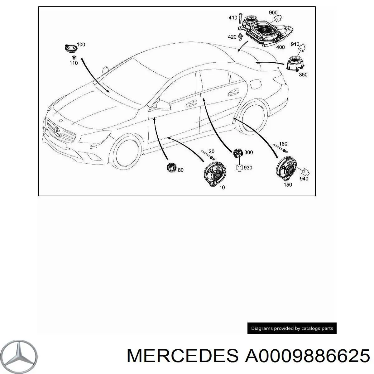 A0009886325 Mercedes | купить на Avto.pro