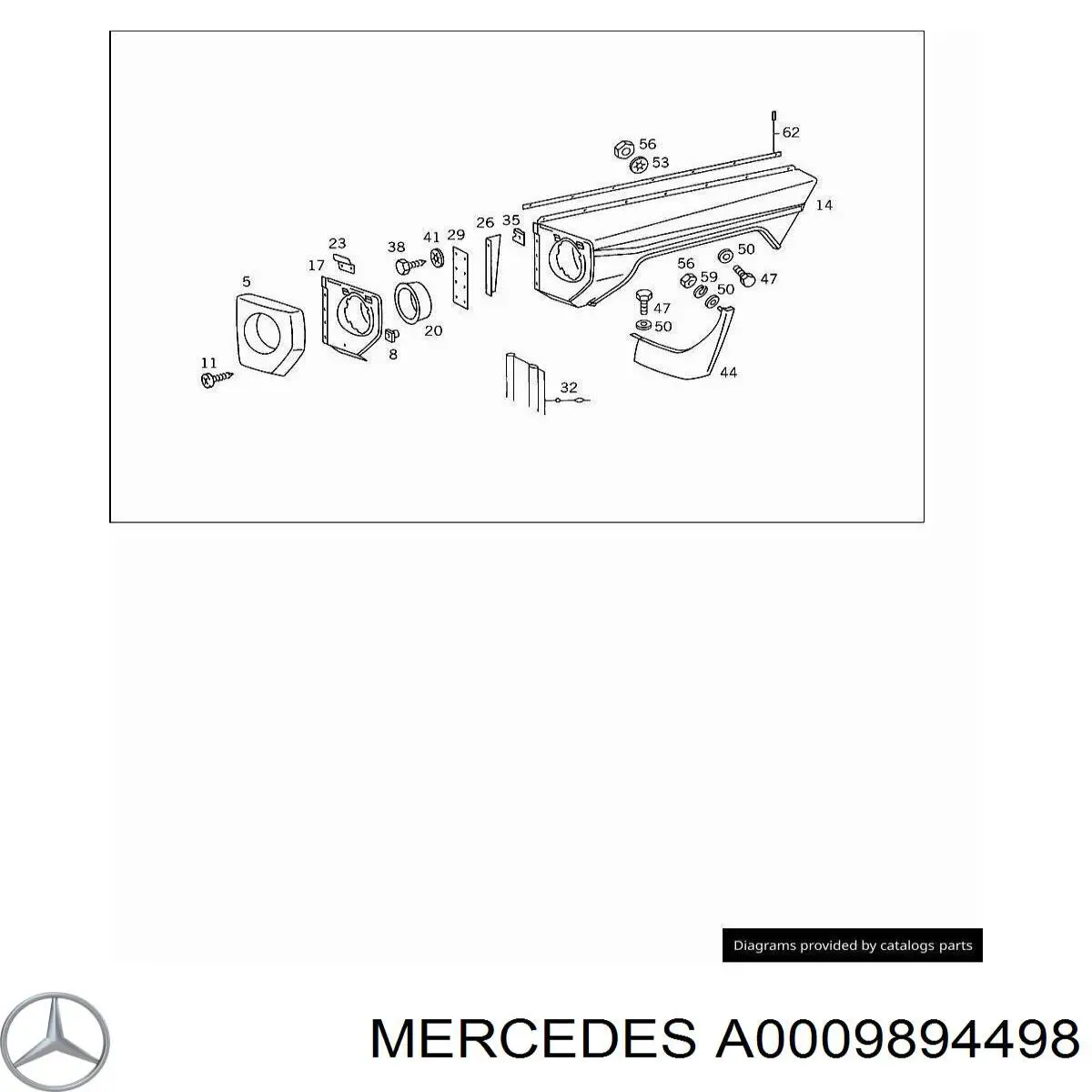 A0009894498 Mercedes | купить на Avto.pro