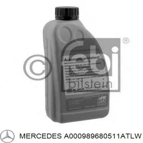 000989680511ATLW Mercedes масло atf(mb 236.14 1l)