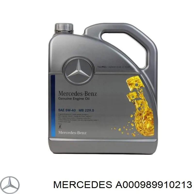 Масло моторное Mercedes A000989910213 по цене от 3199.70 грн